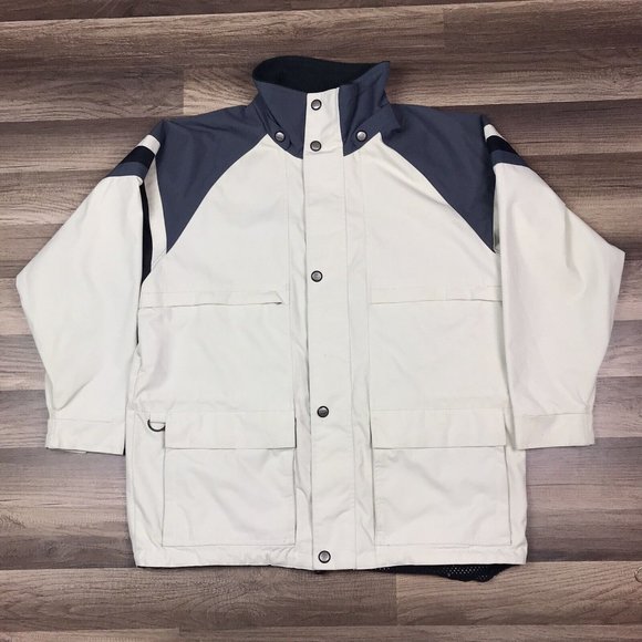 Powderhorn | Jackets & Coats | Vintage Powderhorn Jacket Tan Gray Full ...